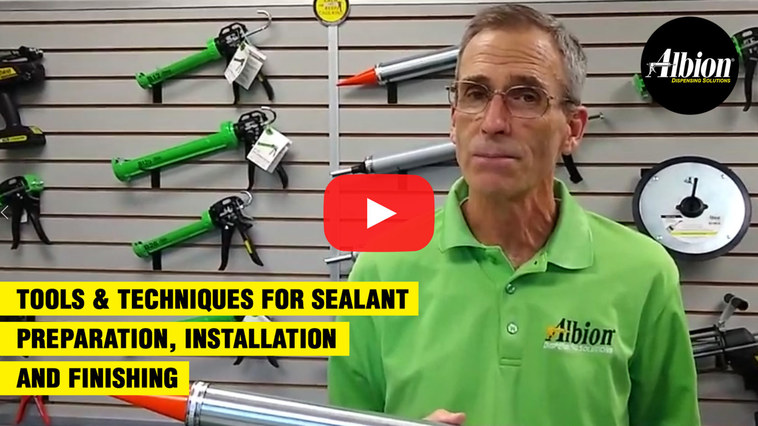 How to Use Caulk Guns - Albion Caulk Gun Video Tutorials
